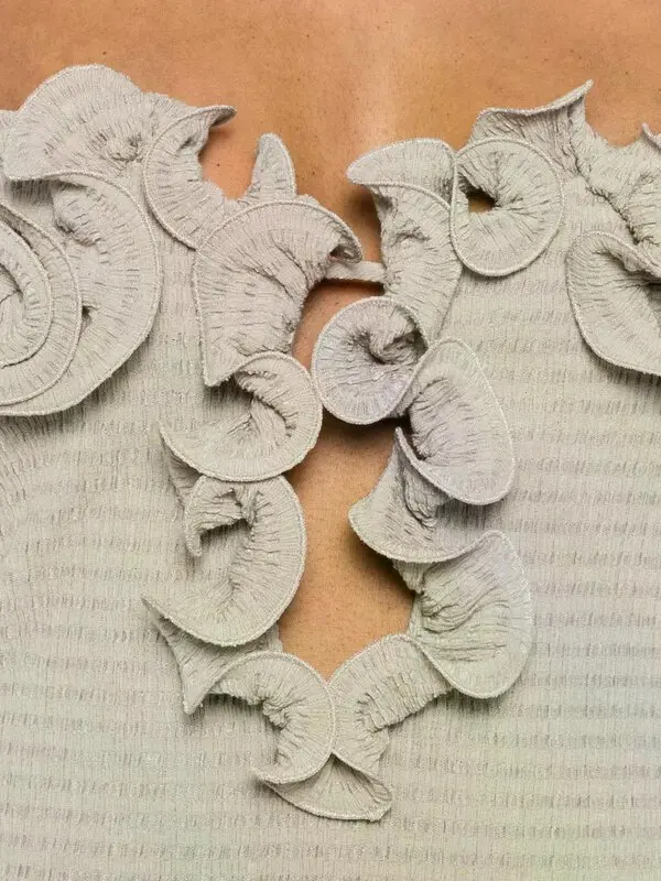 Magda Butrym Floral Appliqué Dress