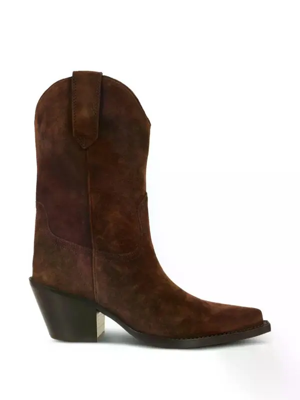 Paris Texas Suede Cowboy Boots