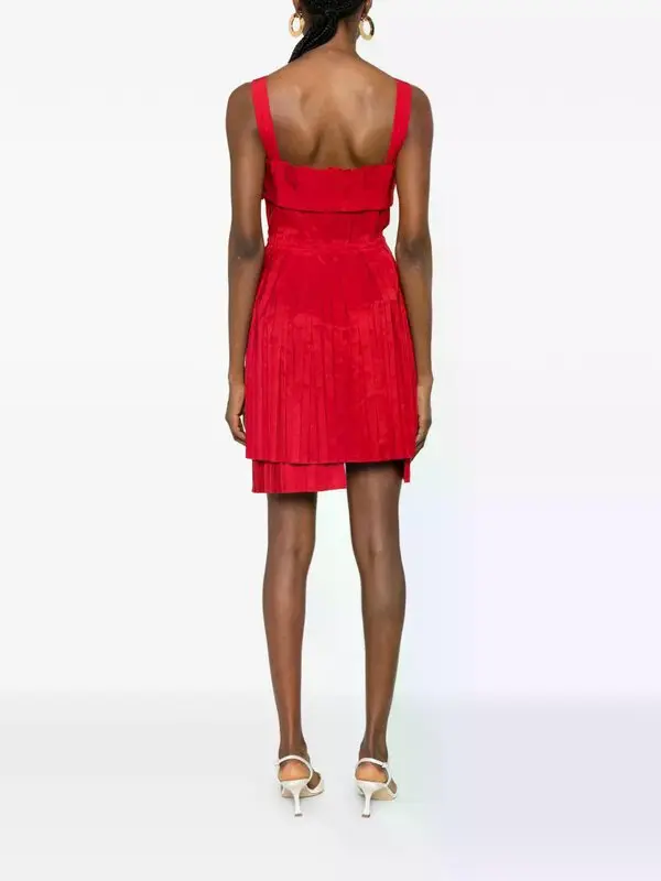 Fendi Pleated Mini Dress
