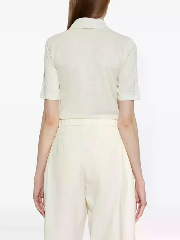 Lacoste Short-sleeve Polo Top With Appliqué Logo