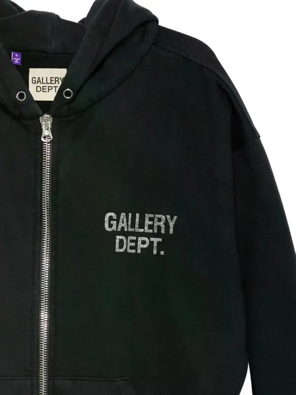 GALLERY DEPT. Contrast Panel Zip Hoodie