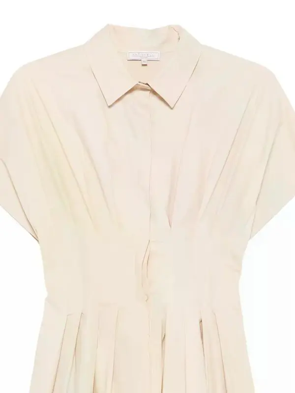 Antonelli Firenze Pleated Colour-block Midi Dress