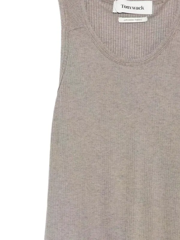 TONYWACK Ribbed Knit Top