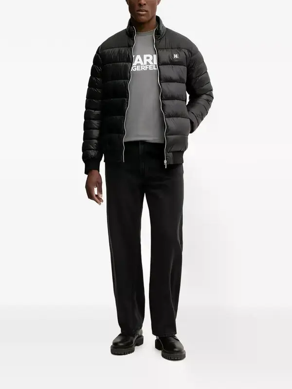 Karl Lagerfeld Quilted Zip-up Jacket