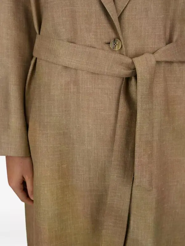 Herno Belted Single-breasted Coat