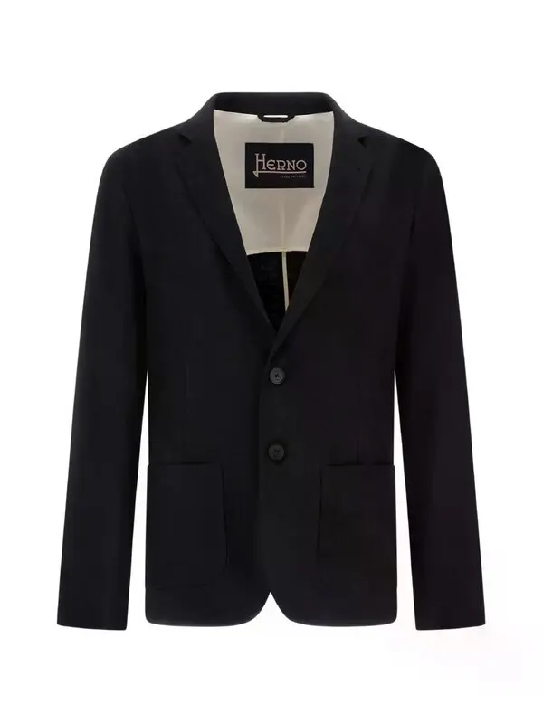 Herno Single-breasted Blazer - Black