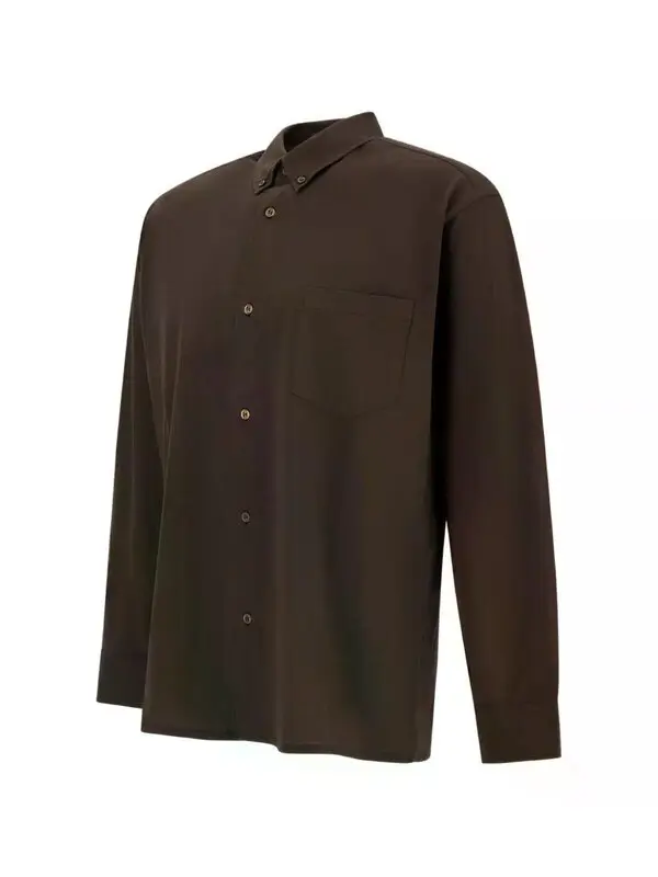 Herno Long-sleeved Cotton Shirt