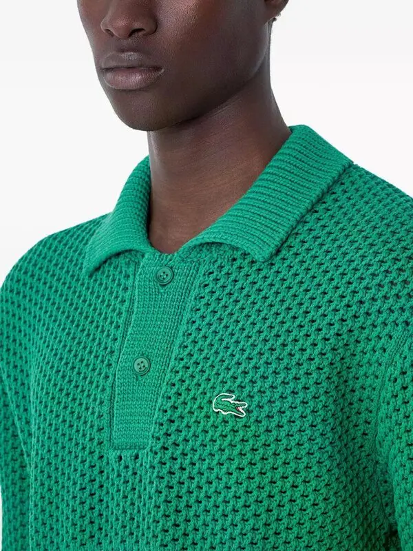 Lacoste Striped-detail Polo Shirt