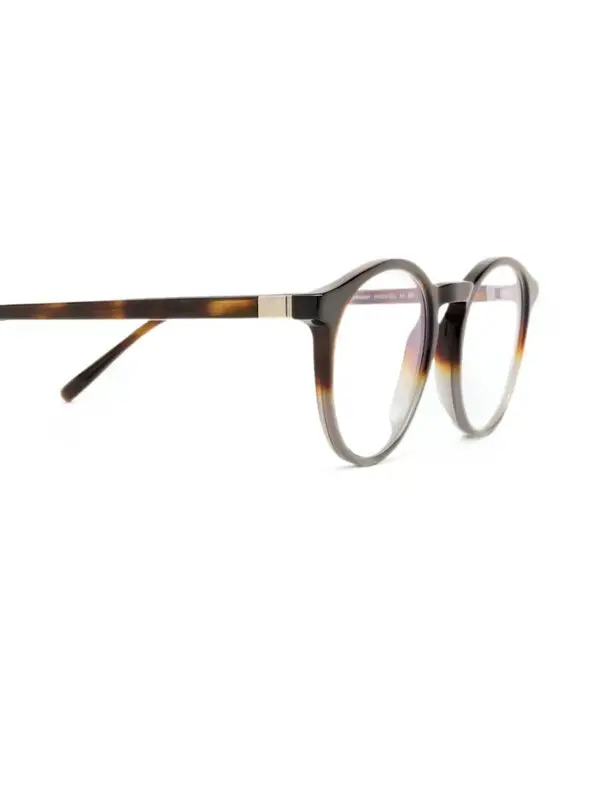 Mykita Lais Gradient-effect Round Eyeglasses - Brown