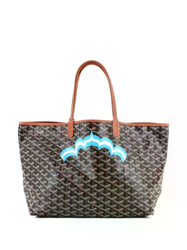 Goyard Saint Louis Pm Printed Coated Canvas Tote Bag - Brown