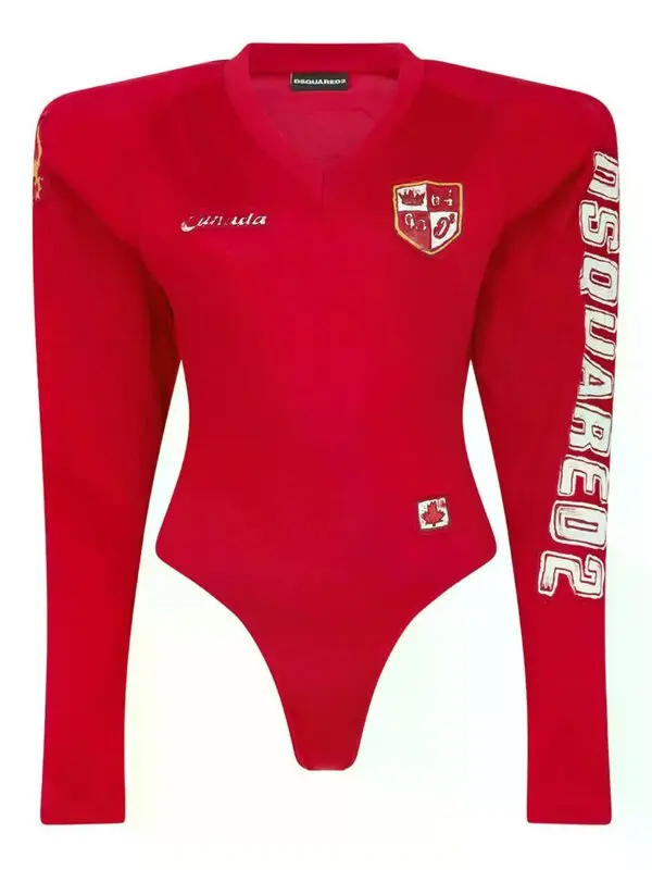 Dsquared2 Graphic Detail Sporty Bodysuit