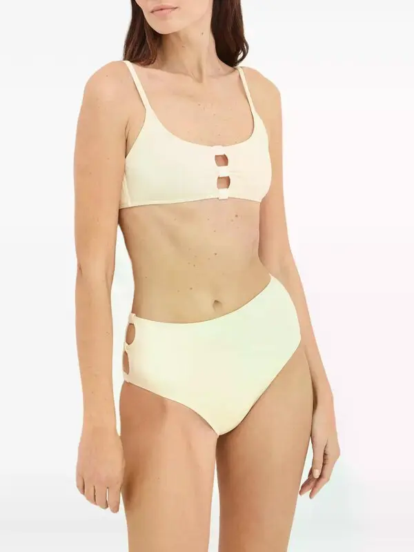 ERES Bloom Cutout Bikini Top - White