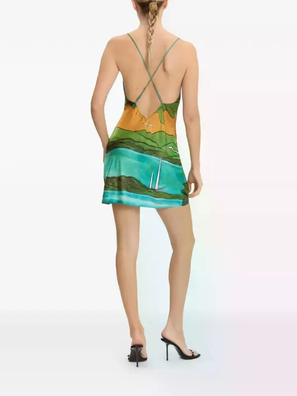 DONDE ESTEBAN Magdalena Mini Dress - Green