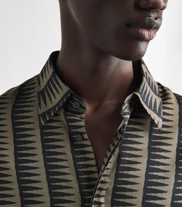Emporio Armani Printed Long-sleeve Shirt
