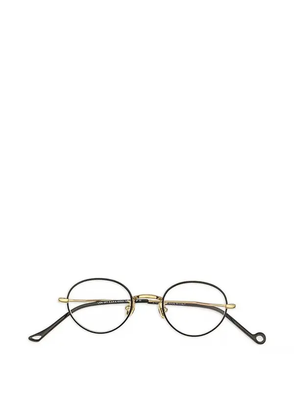 EYEPETIZER Lion Opt Round Frame Eyeglasses - Black