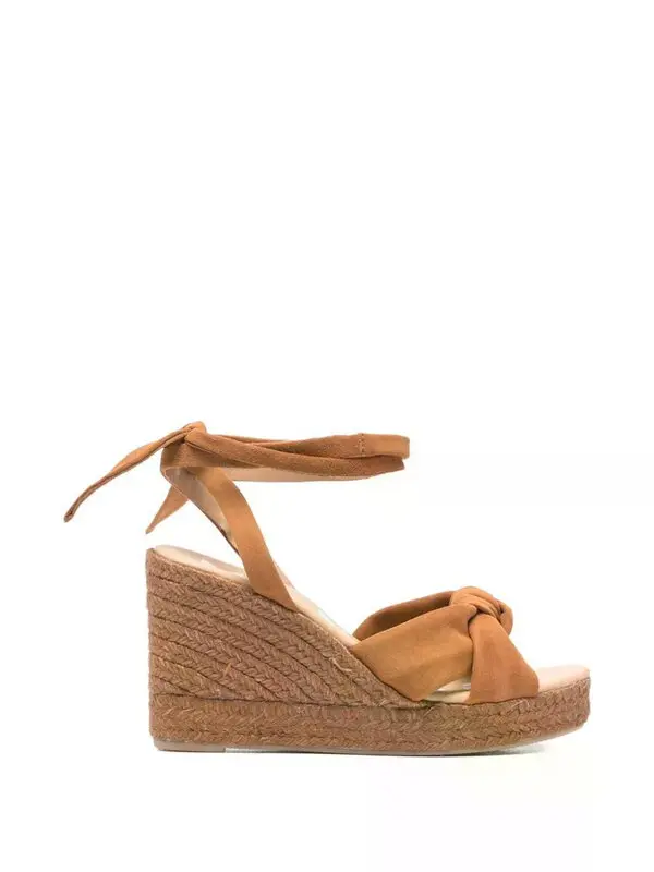 Manebí Knot Tie Espadrilles - Brown