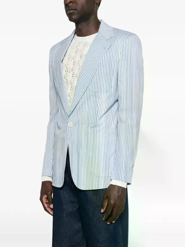 VIVIENNE WESTWOOD Striped Single-breasted Blazer