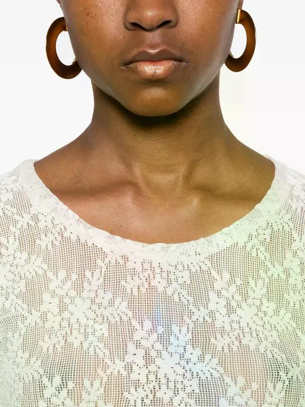 Imperial Long-sleeve Lace T-shirt