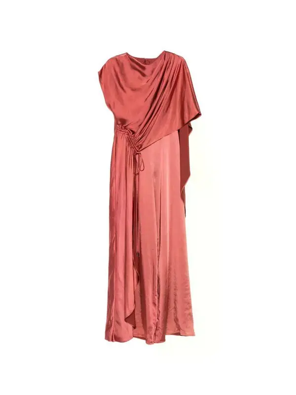 Amsale Draped Maxi Dress