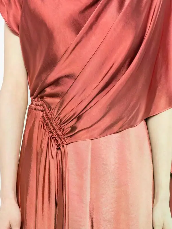 Amsale Draped Maxi Dress
