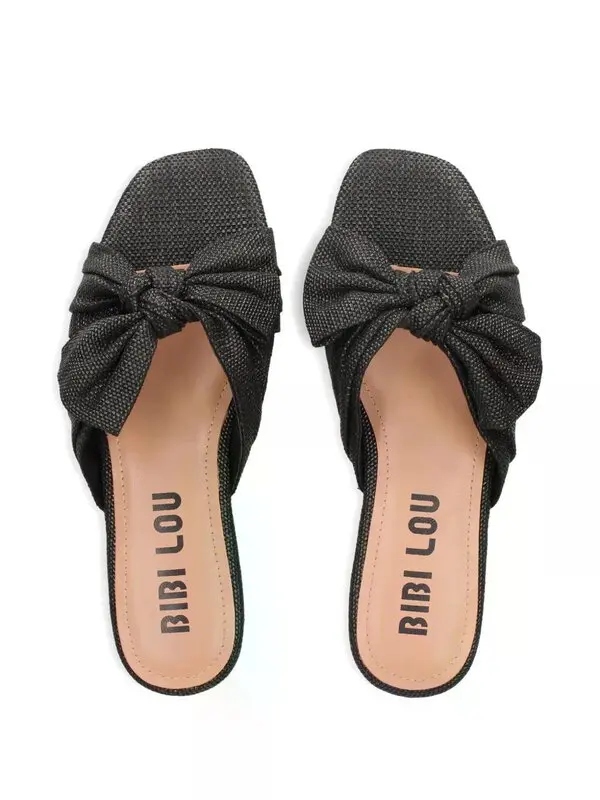 BIBI LOU Karsie Bow Sandals - Black