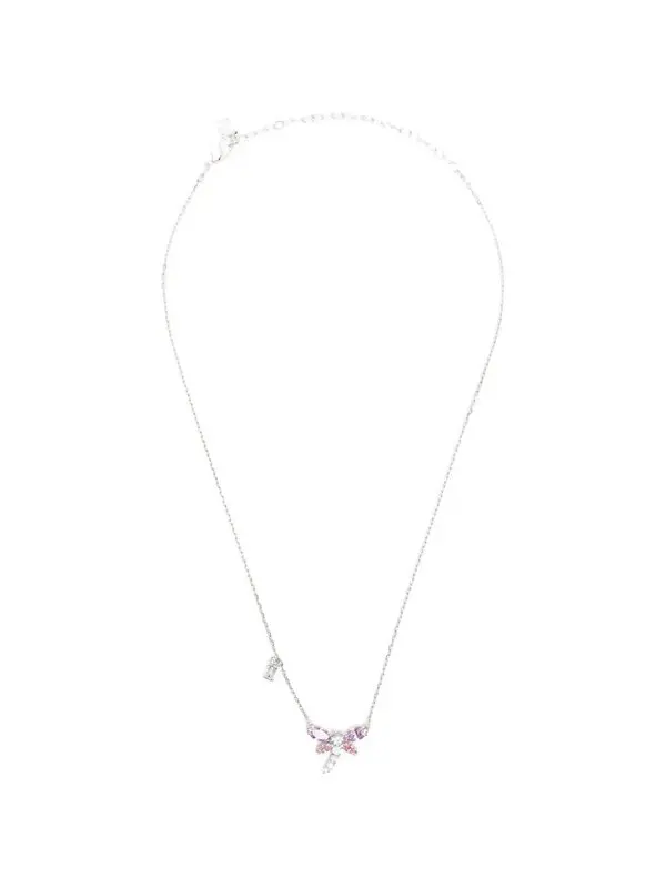 SWAROVSKI Dragonfly Pendant Necklace - Silver