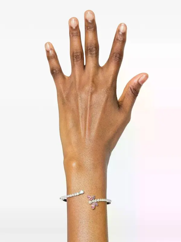 SWAROVSKI X Ariana Grande Crystal Dragonfly Bangle - Silver