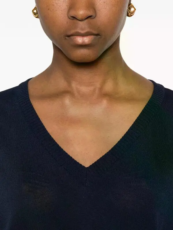 NEERA V-neck Long-sleeved Top