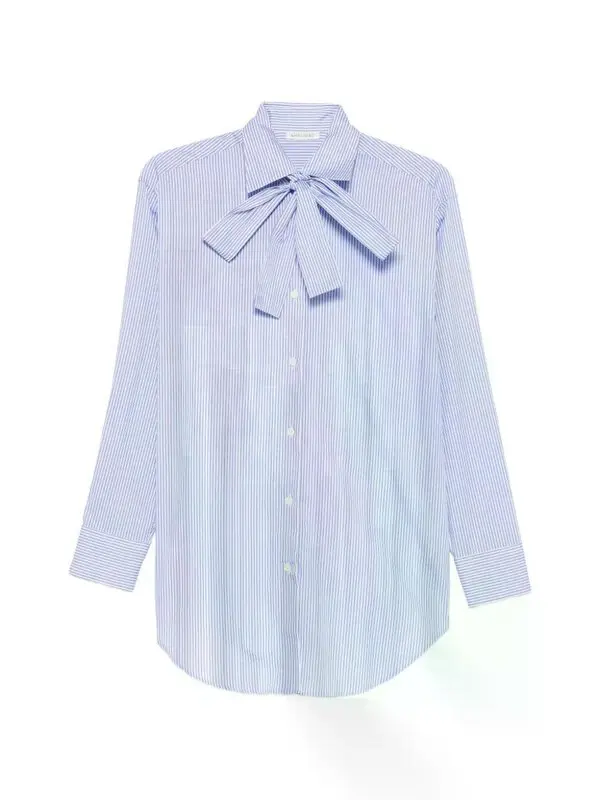 ARCHIVIO '67 Striped Bow Detail Shirt