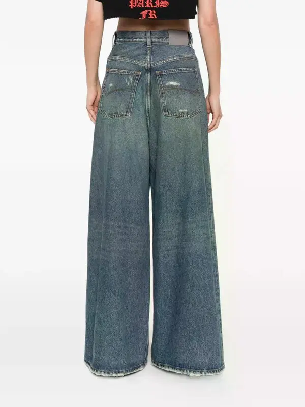 Balenciaga Wide-leg Jeans - Blue