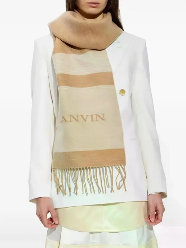 LANVIN Fringed Scarf