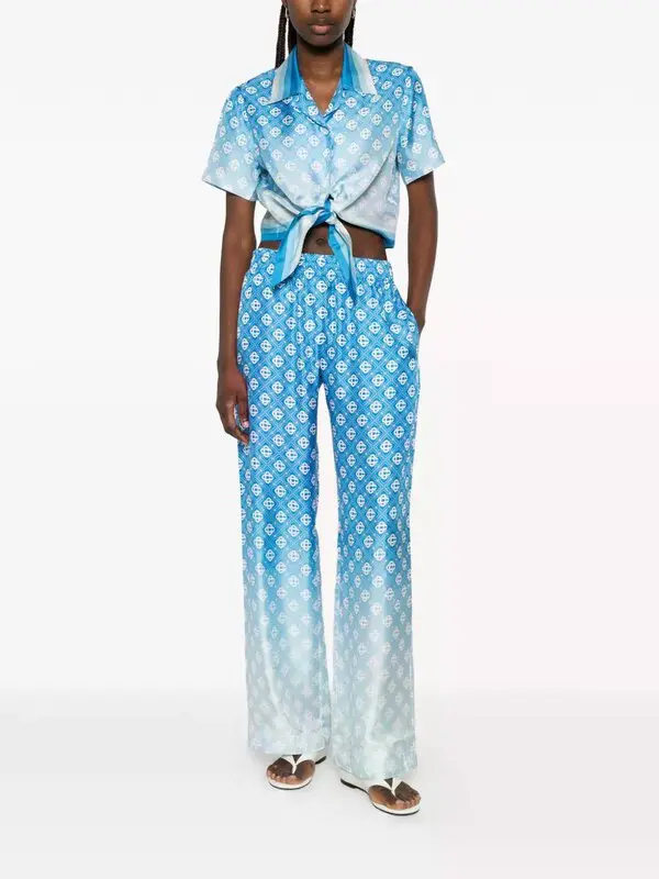 Casablanca Gradient Pattern Trousers