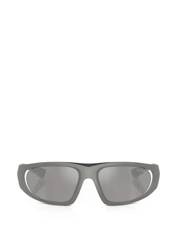 Prada Oval Frame Sunglasses - Grey