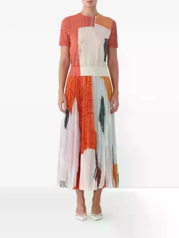 JASON WU Artwork Knit Top - Orange
