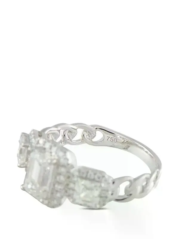 LB EXCLUSIVE 18k White Gold Diamond Ring