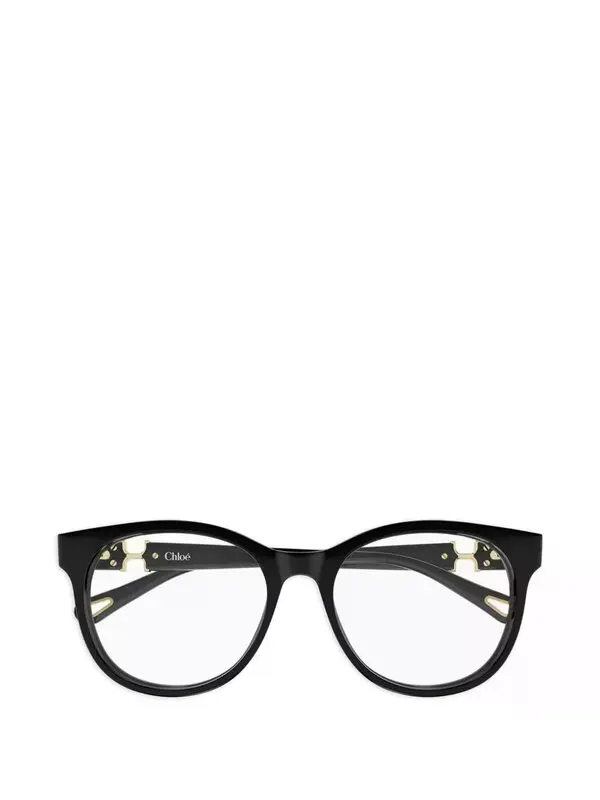 Chloé Round Frame Glasses - Black