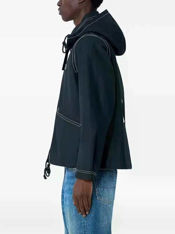 Fred Perry X Craig Green Zip-fastening Hoodie With Contrast Topstitching