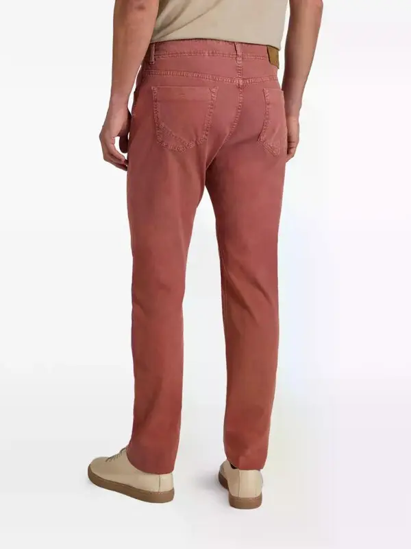 SLOWEAR Slim Fit Five-pocket Trousers - Red