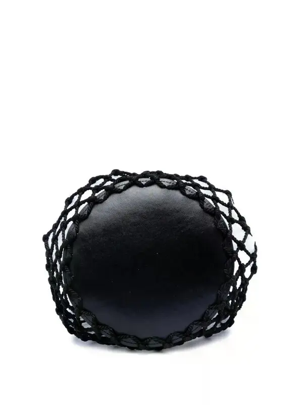 Prada Mesh And Leather Bucket Bag