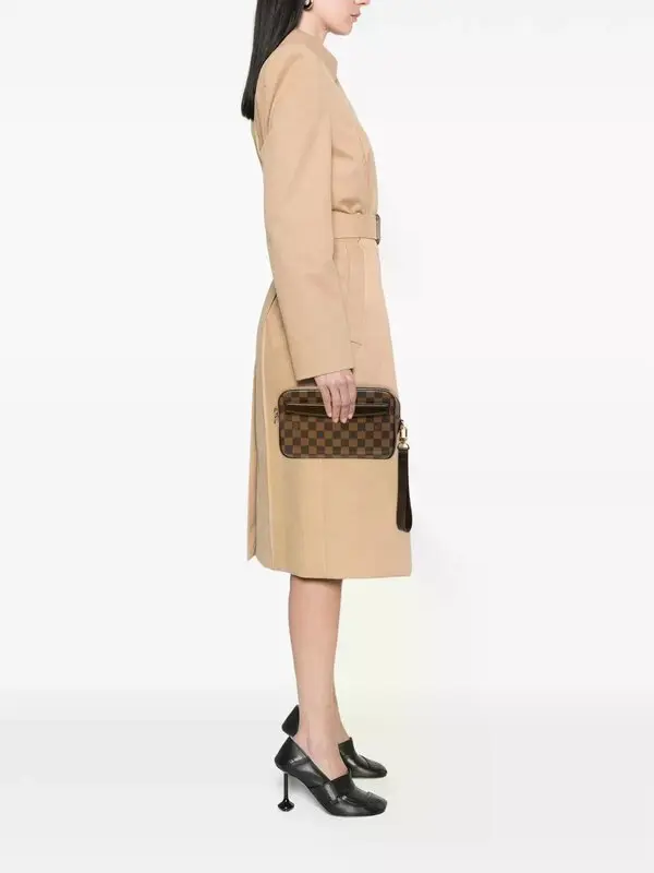 LOUIS VUITTON Damier Ebene Pochette Saint Paul Clutch Bag