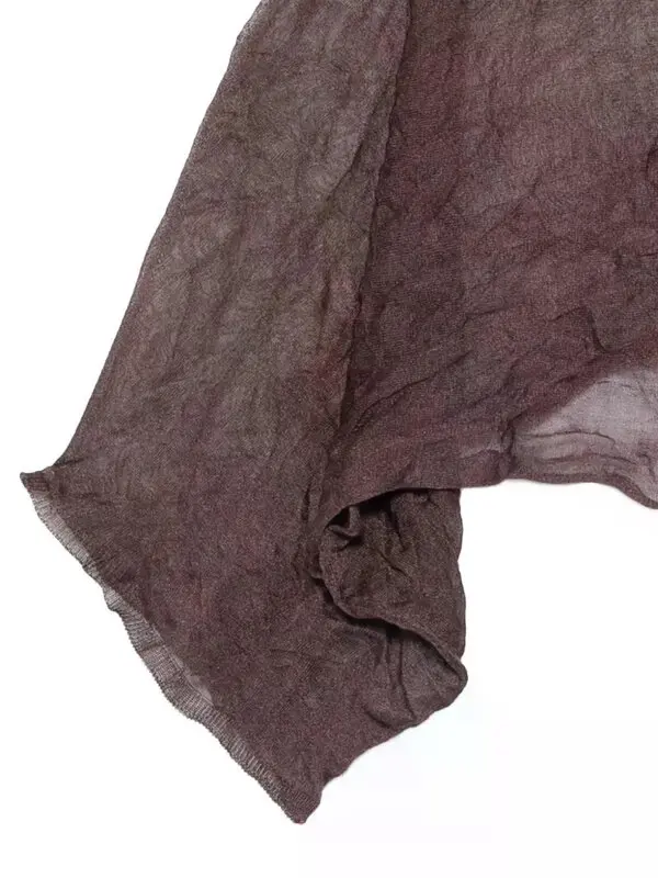 Antonelli Firenze Arnica Crinkled Crop Top