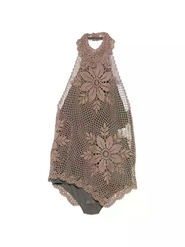 Magda Butrym Crochet Halterneck Top