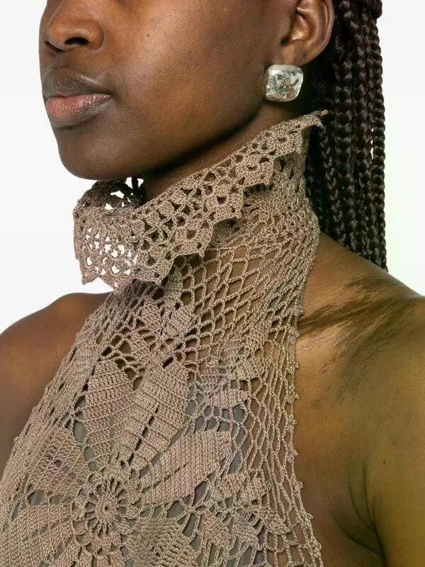 Magda Butrym Crochet Halterneck Top