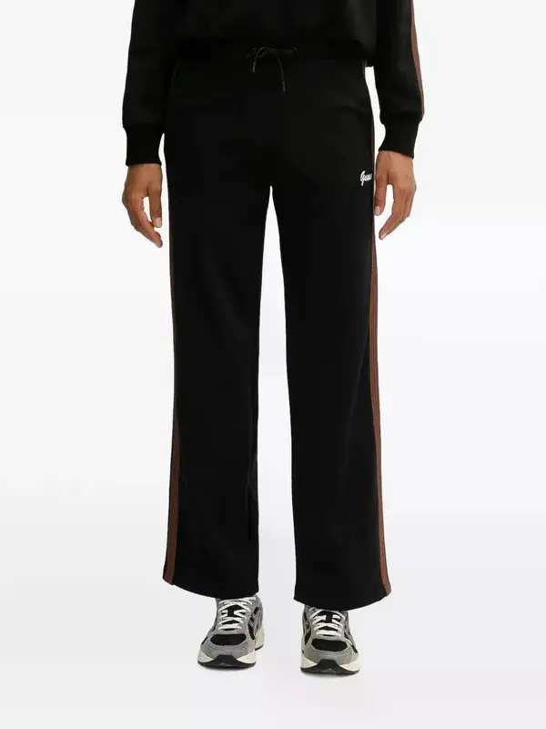 Guess Striped Track Pants - Black