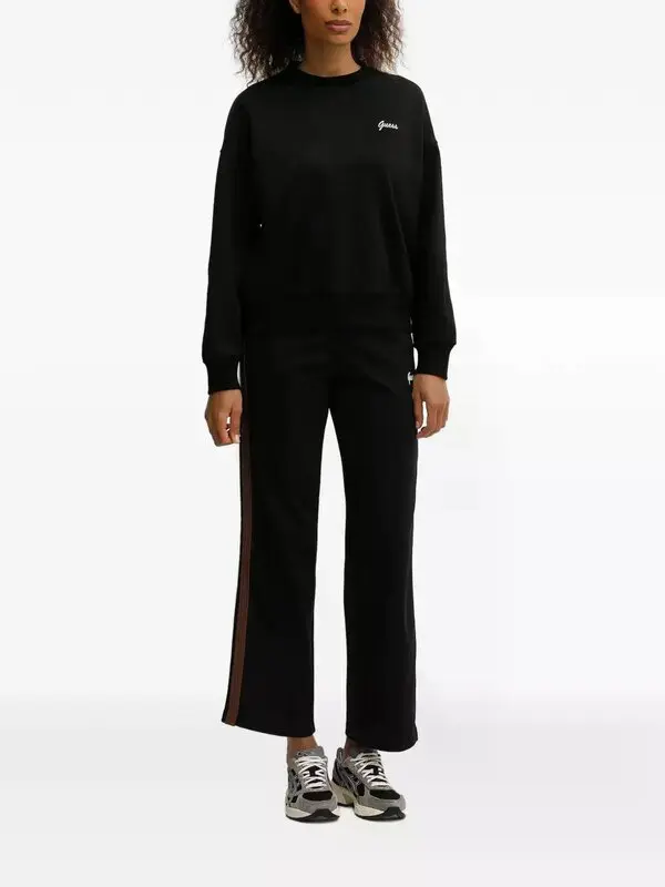 Guess Striped Track Pants - Black