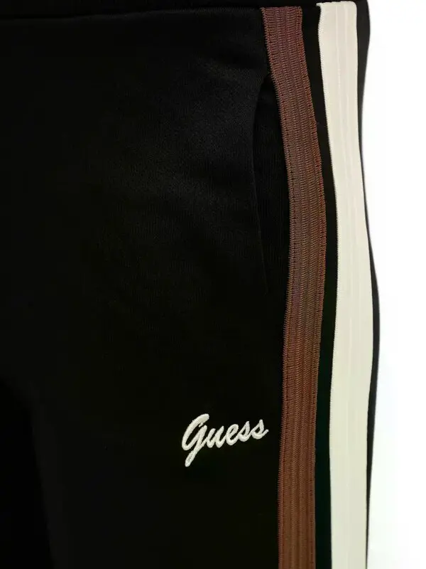 Guess Striped Track Pants - Black