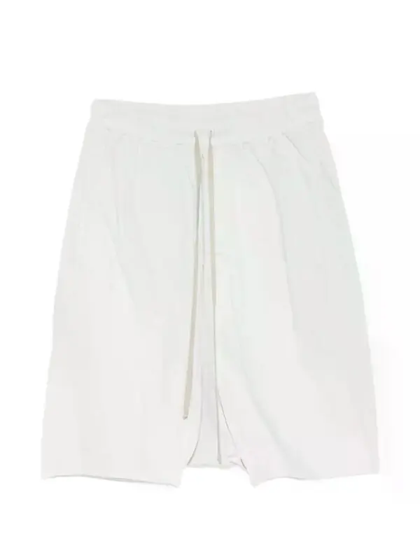 Rick Owens Cotton Drawstring Shorts - White