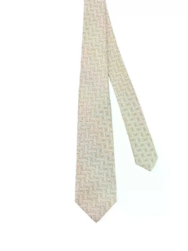 Kiton Patterned Tie - Neutrals