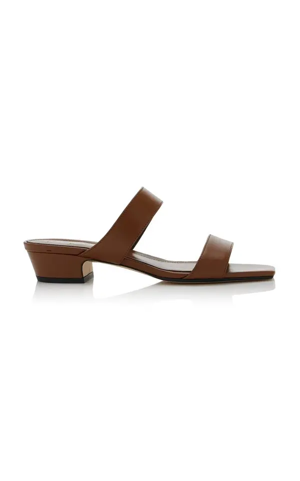 AeydĒ Kemi Leather Sandals - Brown