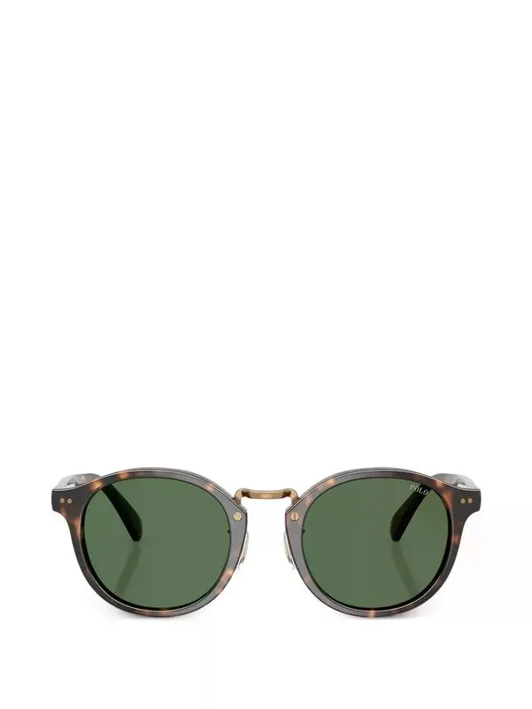 POLO RALPH LAUREN EYEWEAR Round Frame Sunglasses - Brown